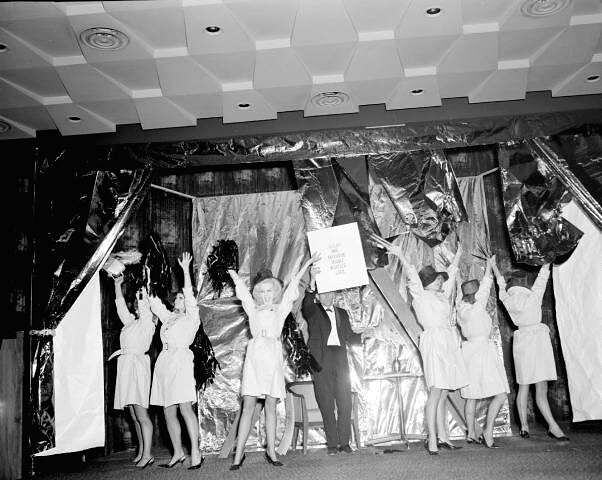 Negative - 'Southern Cross', Models at Launch of Aluminium Building ...