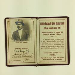 Military Identity Card - Antonio Zarro, Italy, 8 Feb 1924