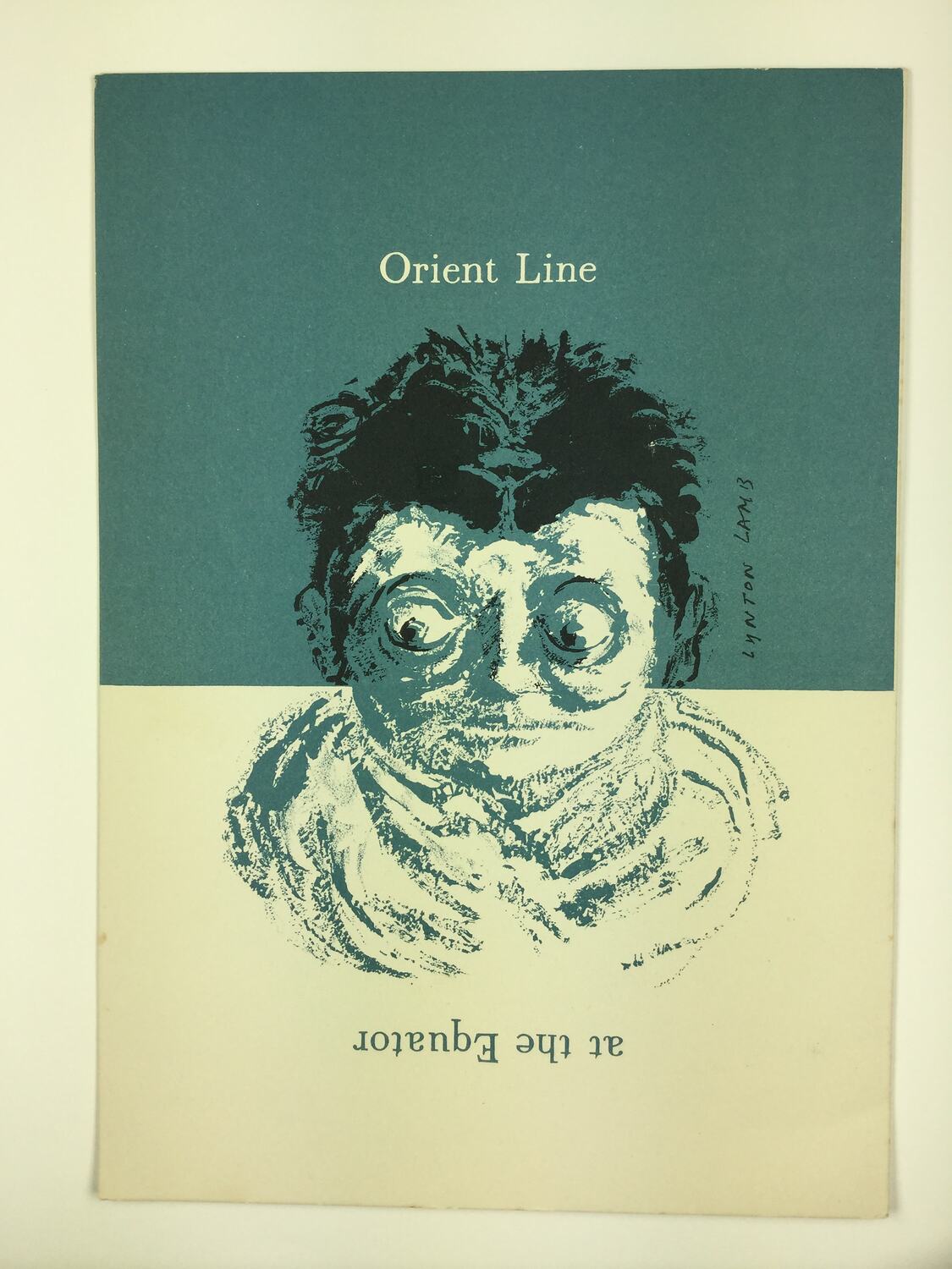 Menu - Dinner at the Equator, Orient Line, SS Oronsay, 15 Mar 1959
