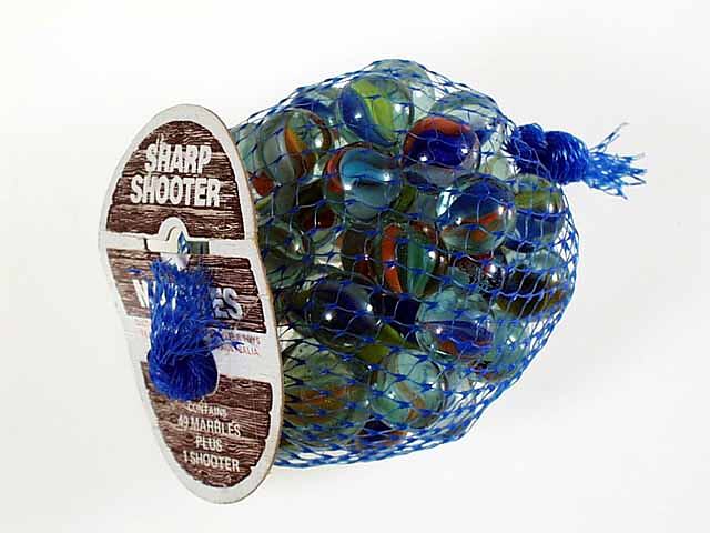 Marbles - Glass, Sharp Shooter, Mexican, circa 1981