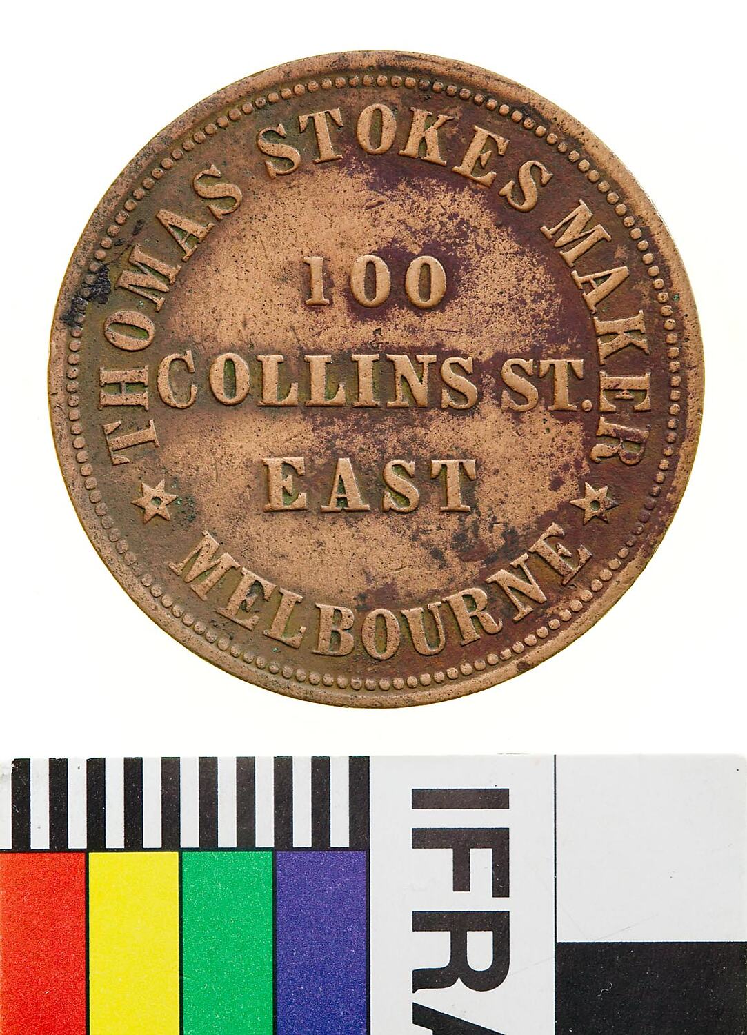 Token - 1 Penny, Thomas Stokes, Diesinker, Token Maker & Medallist ...