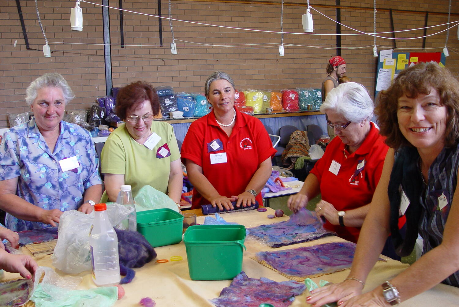 Digital Photograph - Felting Workshop, Women on Farms Gathering ...
