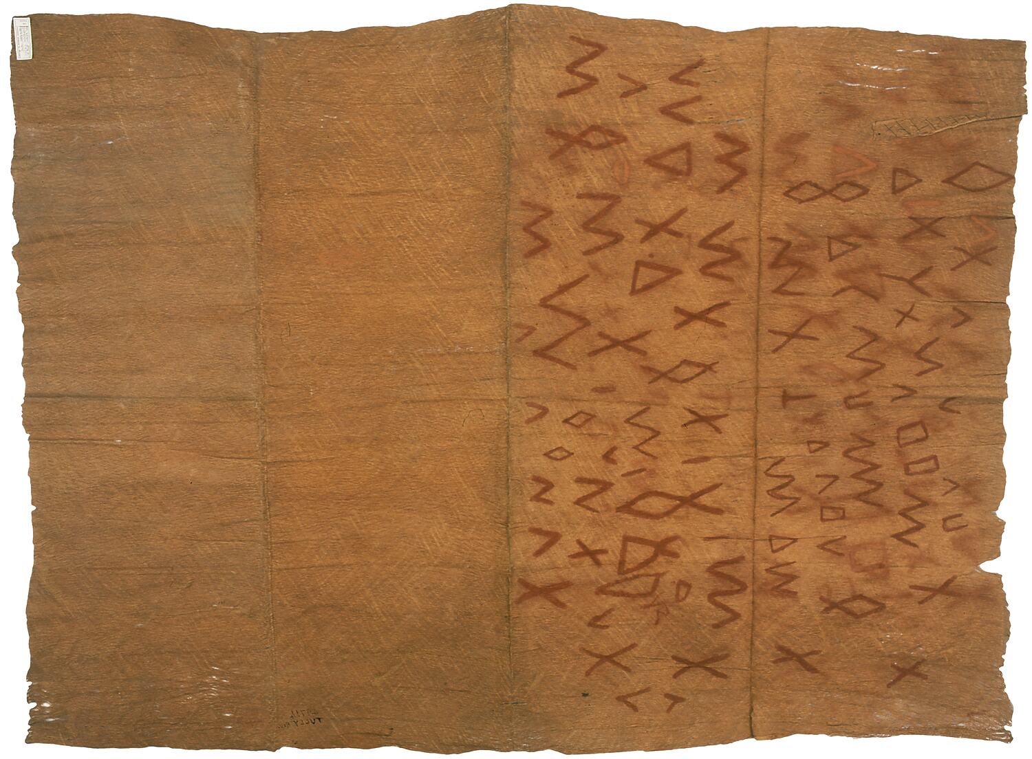 Bark cloth. Tully River, Rainforest, Queensland, Australia. 1840 - 1900