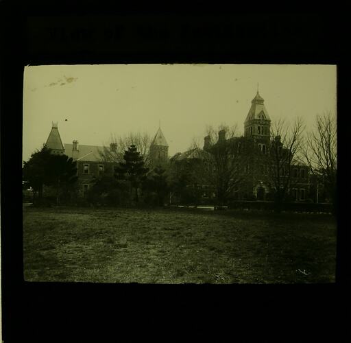 Lantern Slide - Institute Building, Royal Victorian Institute for the ...