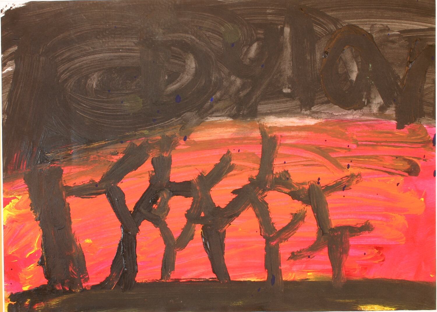 Artwork - 'Bushfire Disaster', Healesville Primary School, 2009