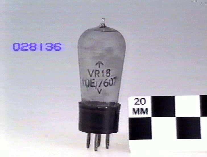 Electronic Valve - British Services, Tetrode, Type VR18, 1939-1942.