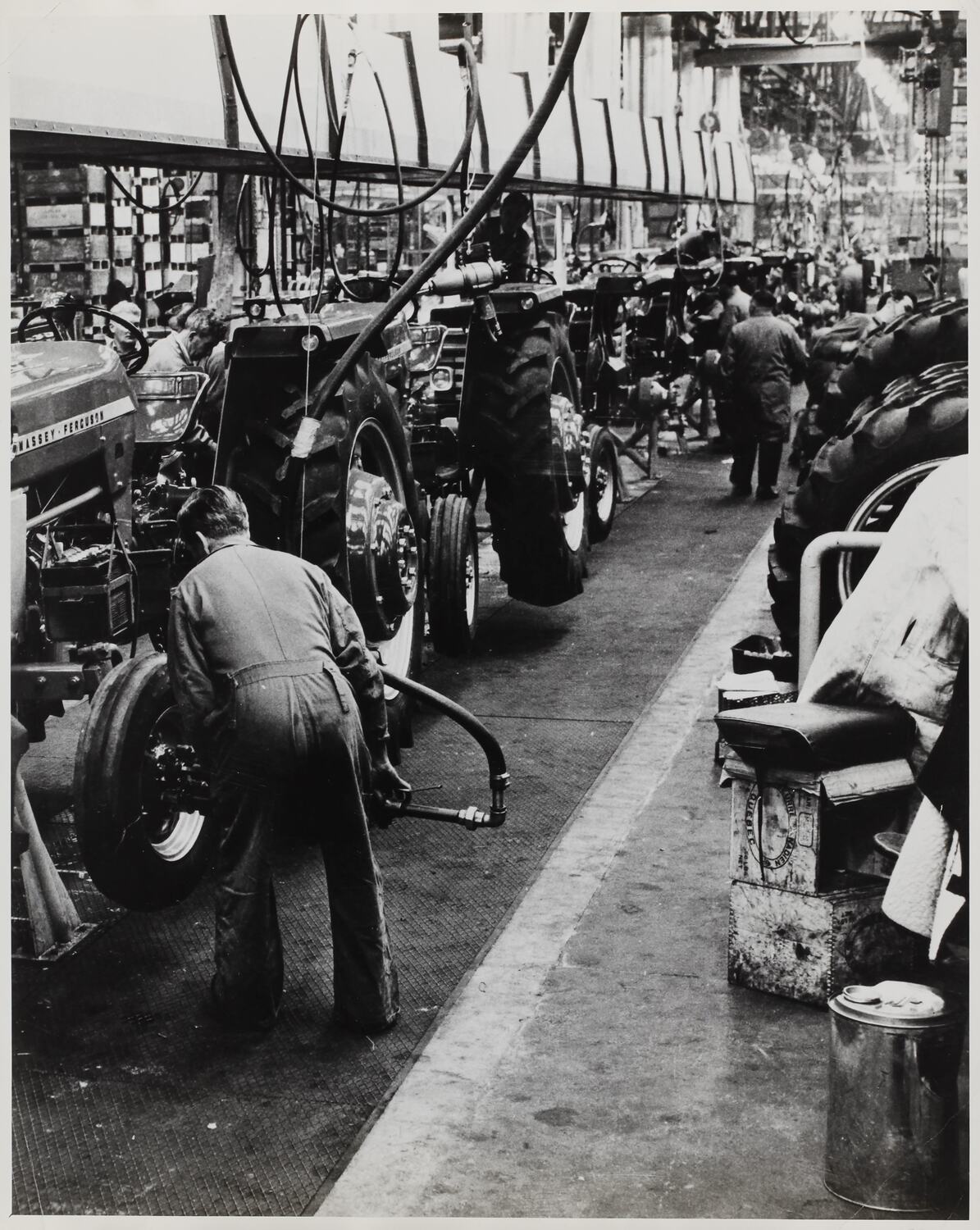 Photograph - Massey Ferguson, Workers on Production Line, Banner Lane ...
