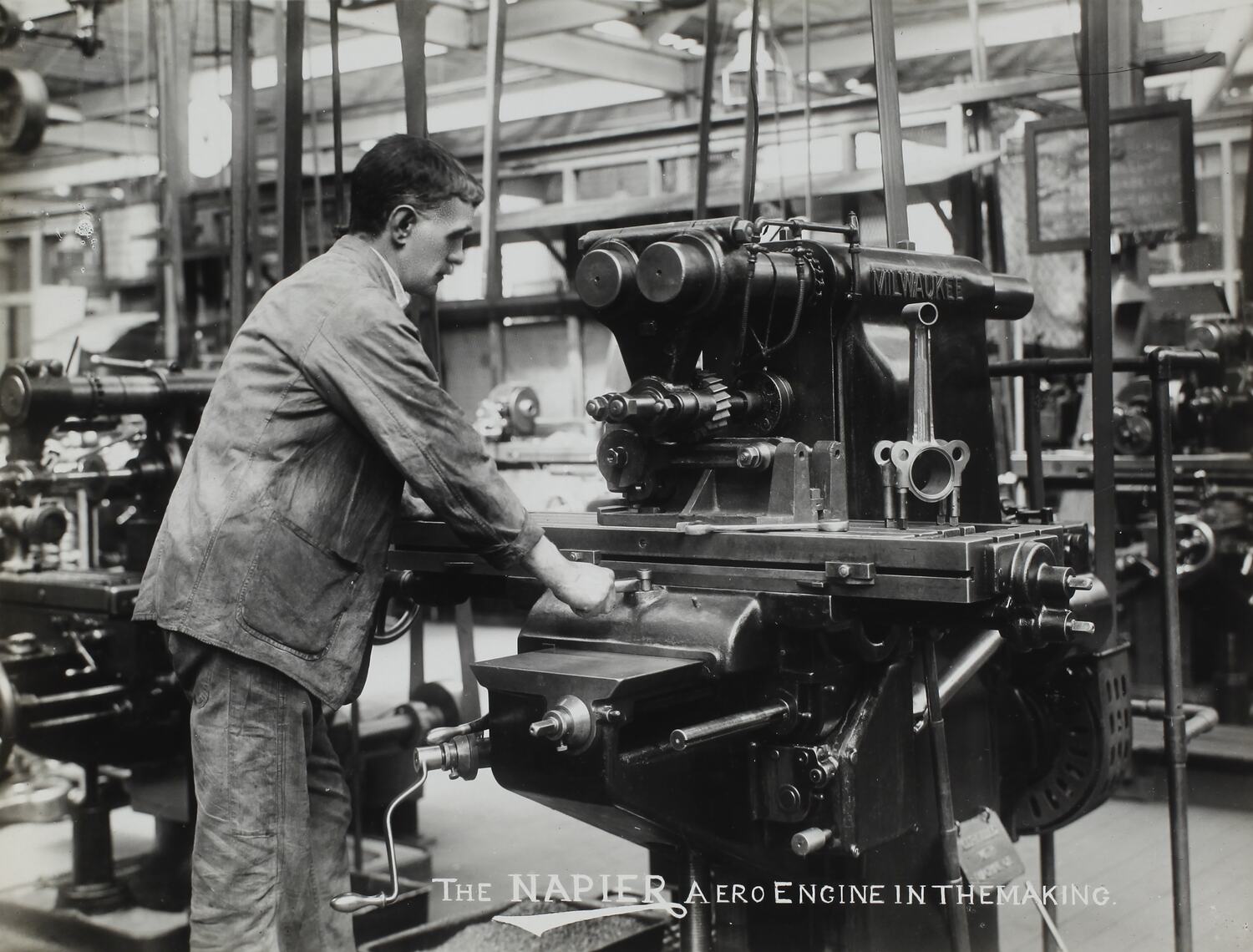 Photograph - D. Napier & Son Ltd, 'Aero Engine in the Making', England ...