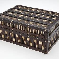 Trinket Box - Ricardo Angelo Gazzola, Chicken Feather Ends, circa 1930