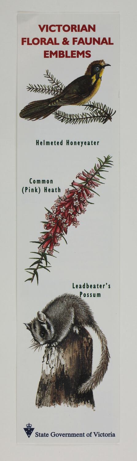 Bookmark - Victorian Floral & Faunal Emblems, State Government of ...