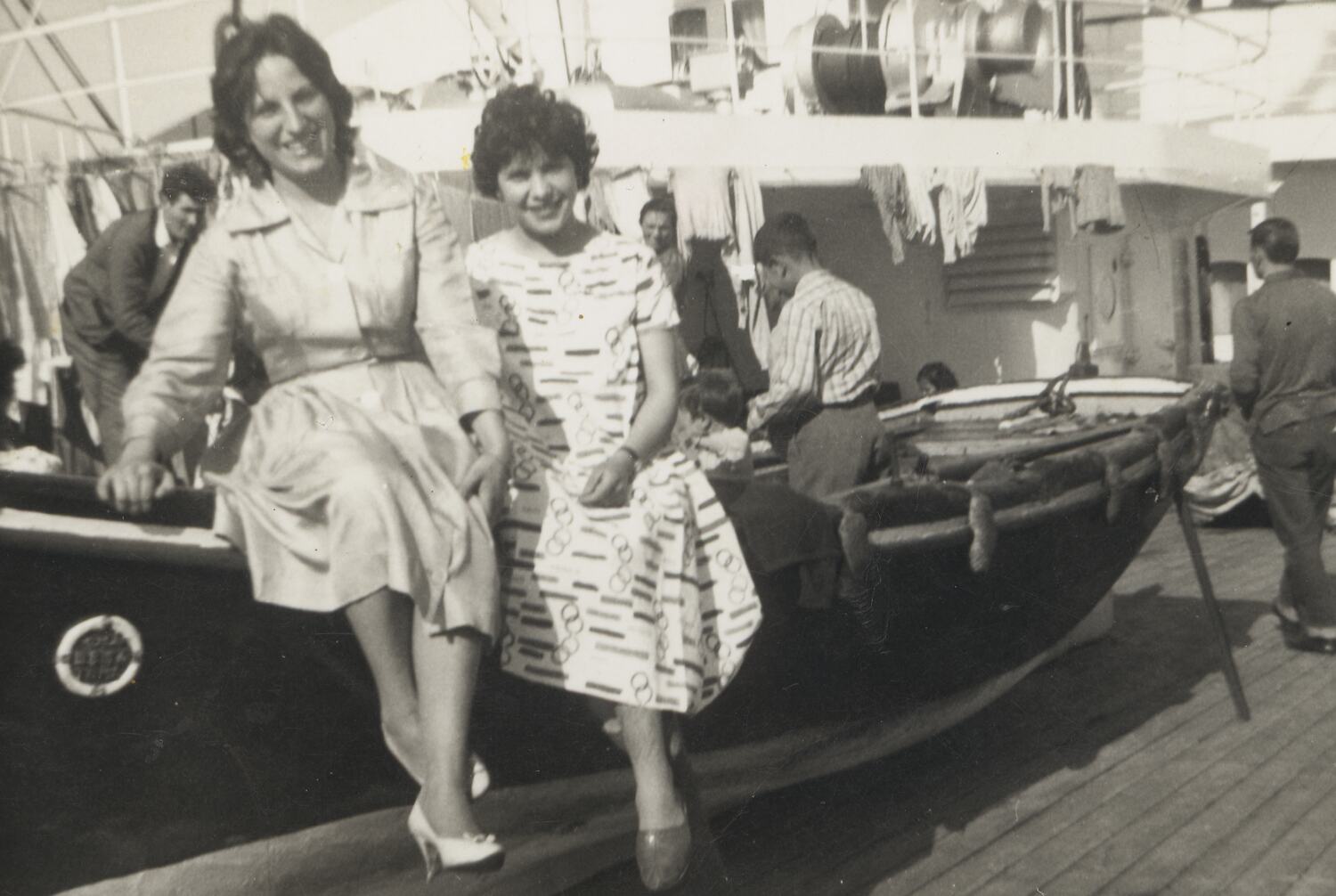 Digital Photograph - Iole Crovetti-Marino & Stella Sperandio, On Deck ...