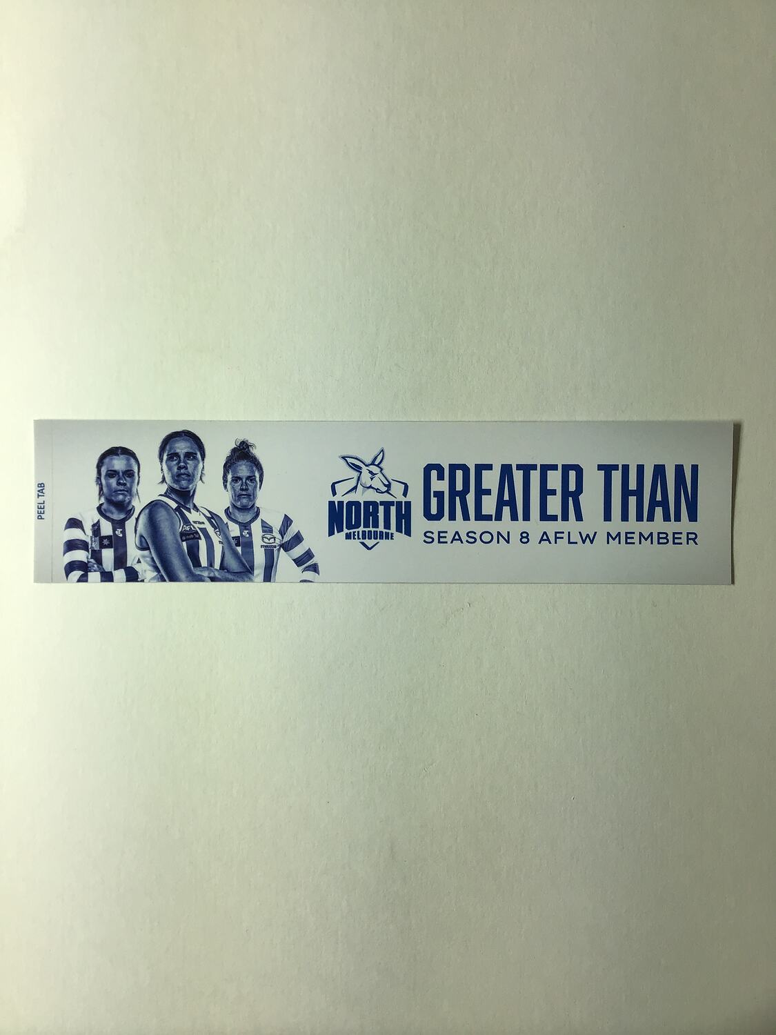 Bumper Sticker - AFL Women's (AFLW) Competition, North Melbourne ...