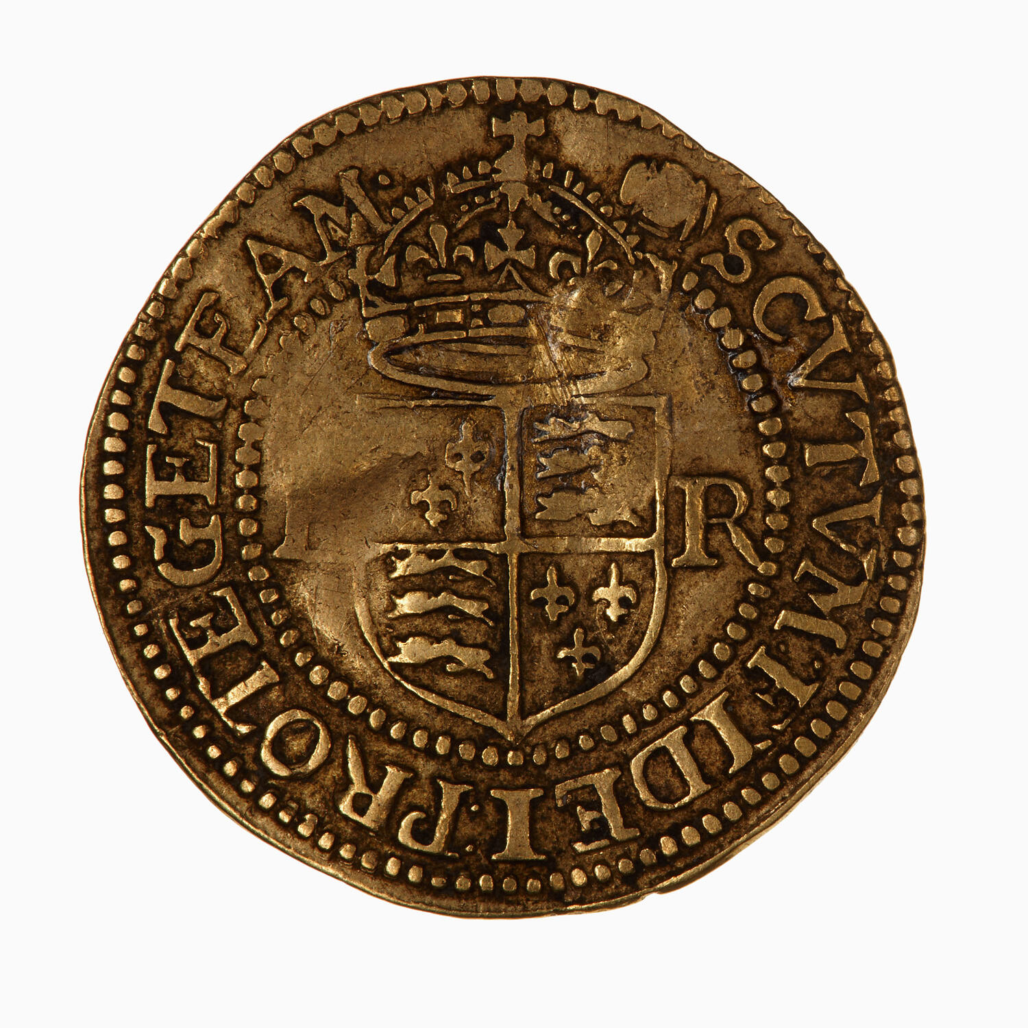 Coin - 1/2 Crown, Elizabeth I, England, Great Britain, 1592-1595