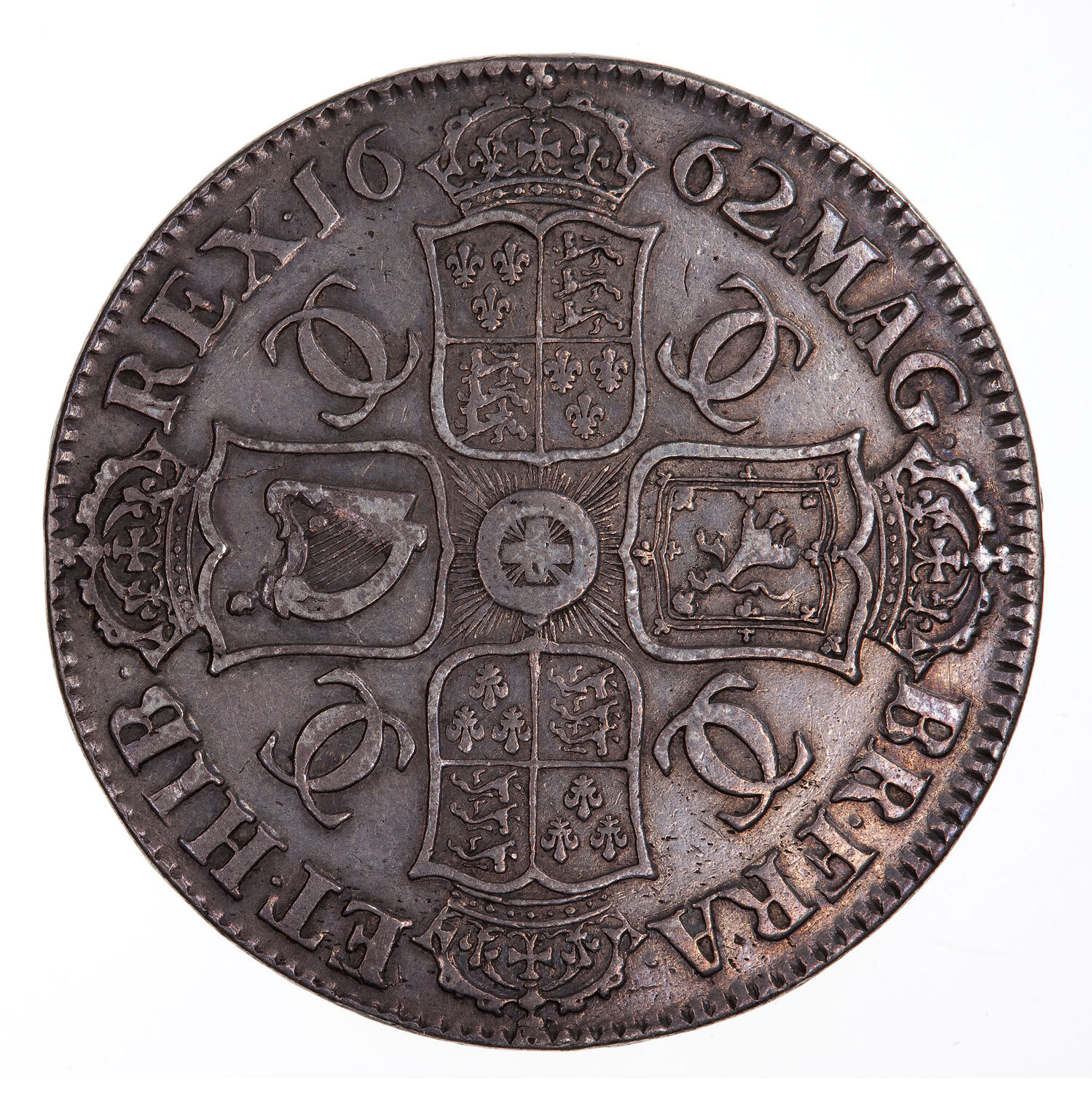 Coin - Crown, Charles II, Great Britain, 1662