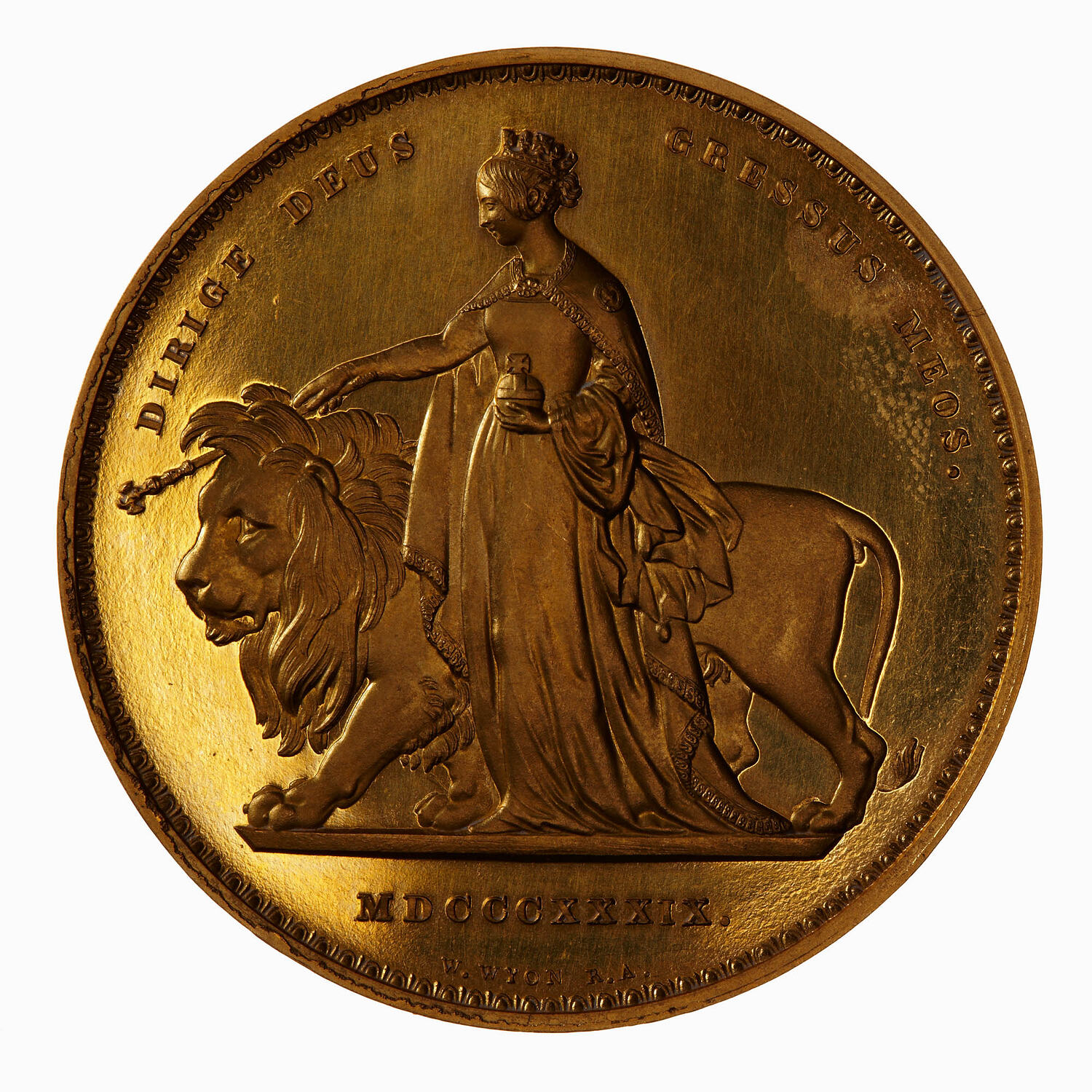 Pattern Coin - 5 Pounds, Queen Victoria, Great Britain, 1839