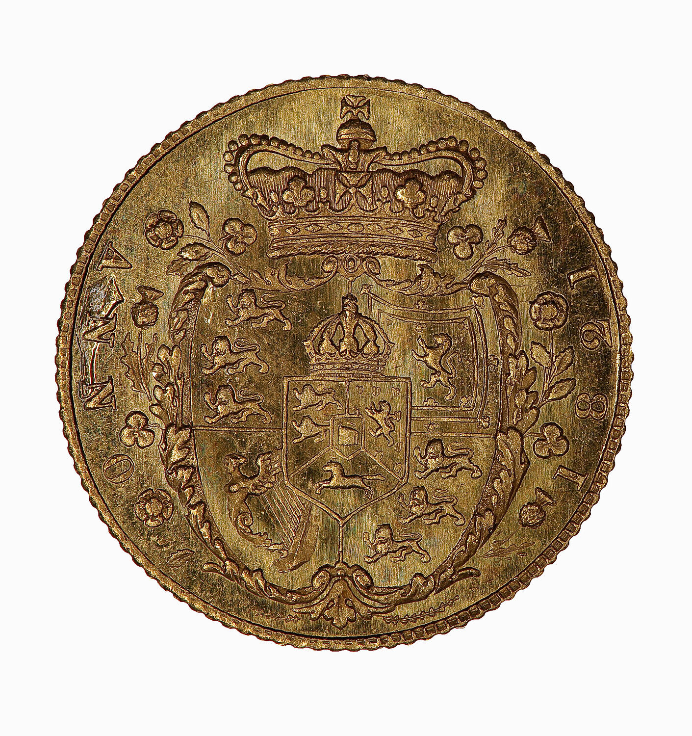 Coin - Half-Sovereign, George IV, Great Britain, 1821