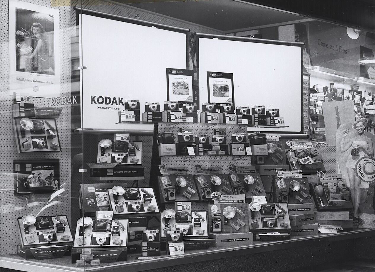Photograph - Kodak, Shop Front Display, Camera Outfits, Hobart,Tasmania ...