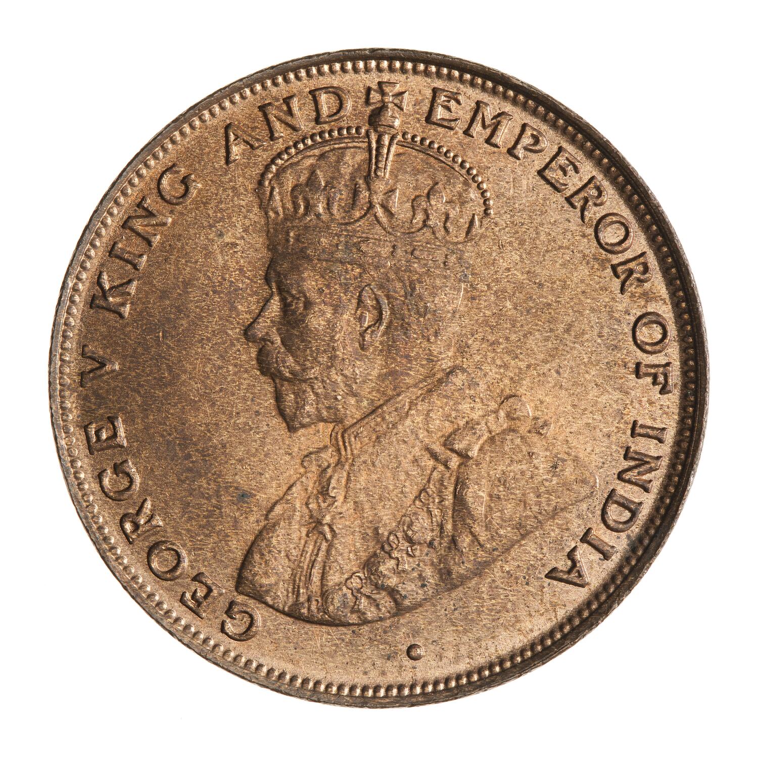 Coin - 1 Cent, Hong Kong, 1924