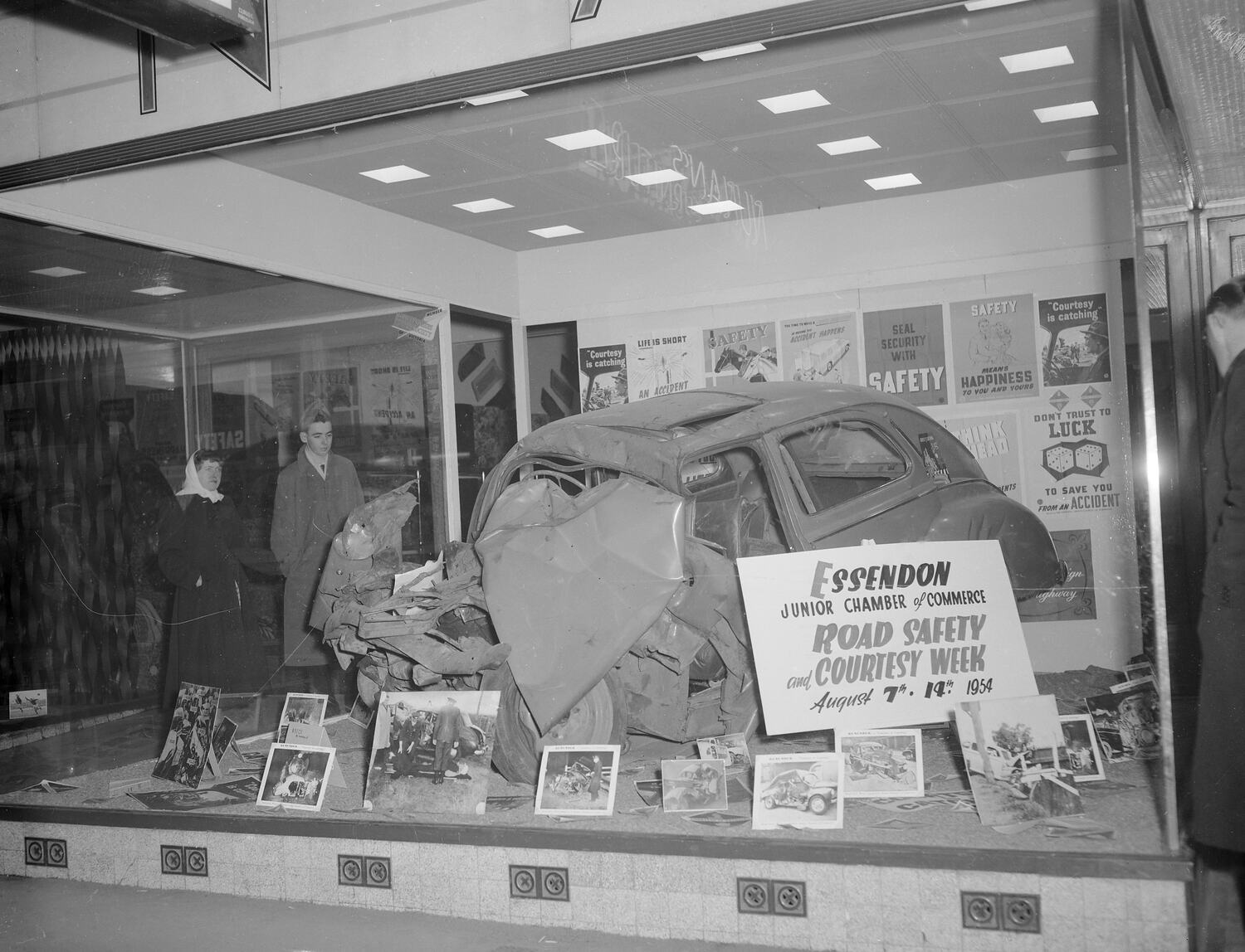 Negative - Window Display for 'Road Saftey & Courtesy Week', Moonee ...
