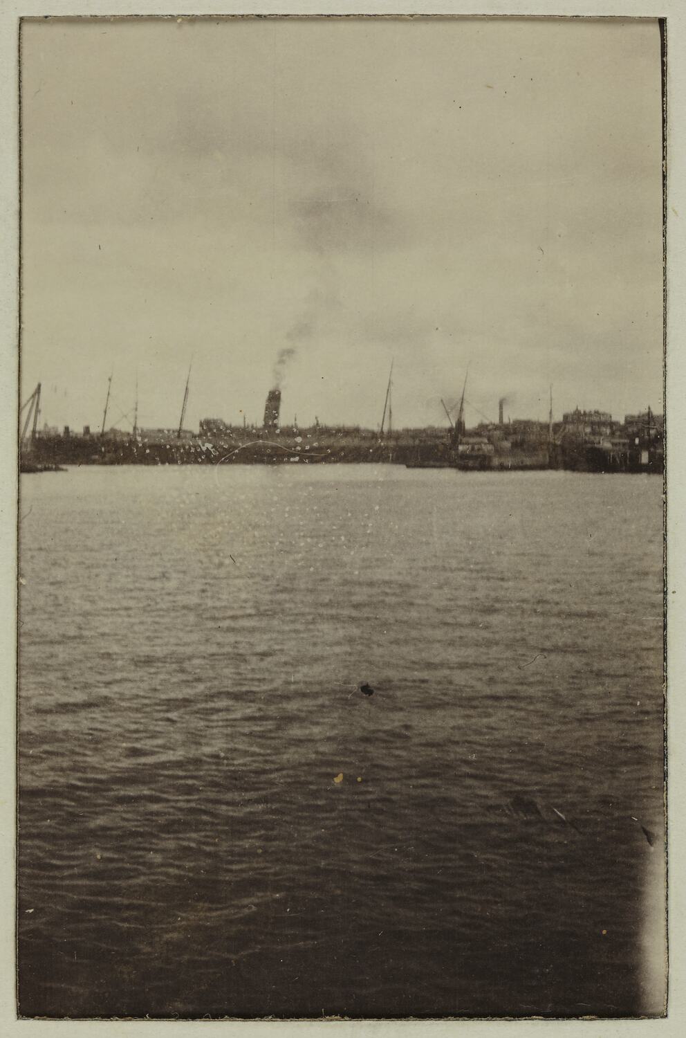 Photograph - Steam Ship Leaving Port Said, Egypt, 1914-1918