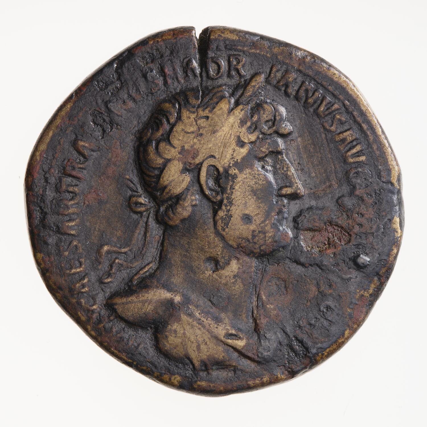 Coin - Sestertius, Emperor Hadrian, Ancient Roman Empire, 119-122 AD
