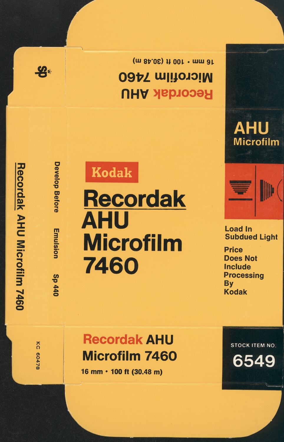 Box - Kodak Australasia Pty Ltd, 'Recordak AHU Microfilm 7460', circa 1970s