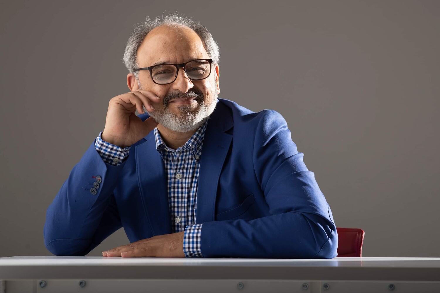 Digital Photograph - Portrait, Tadros Hanna With Grey Background ...