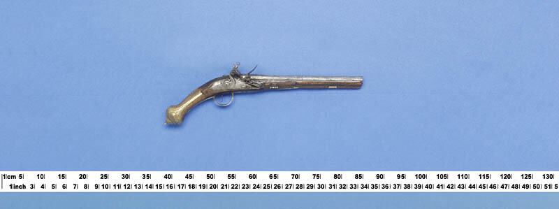Pistol - Arabian, Flintlock, early 18th century