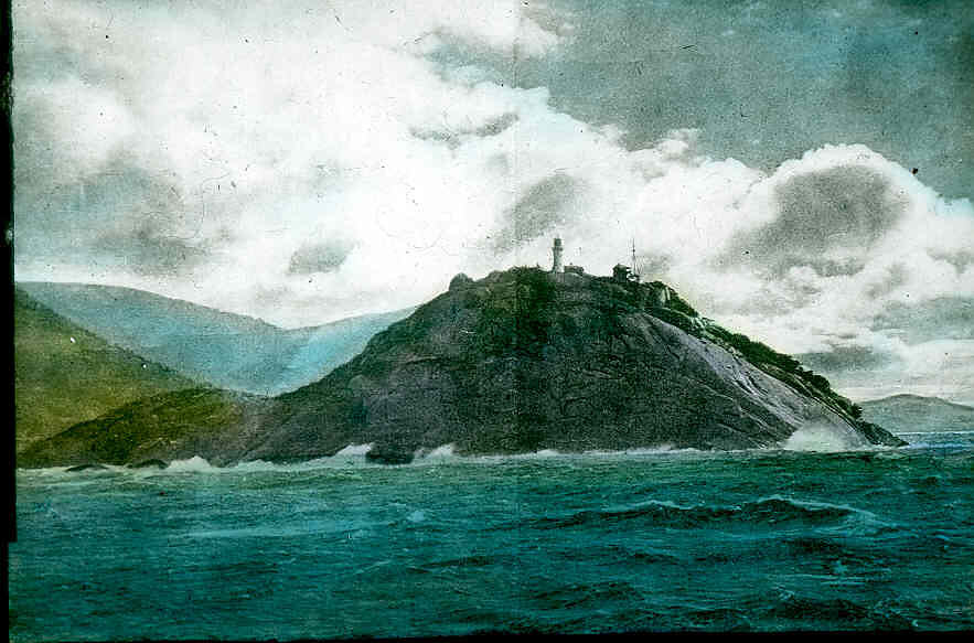 Lantern Slide - Lighthouse, Wilsons Promontory, Victoria, Date Unknown