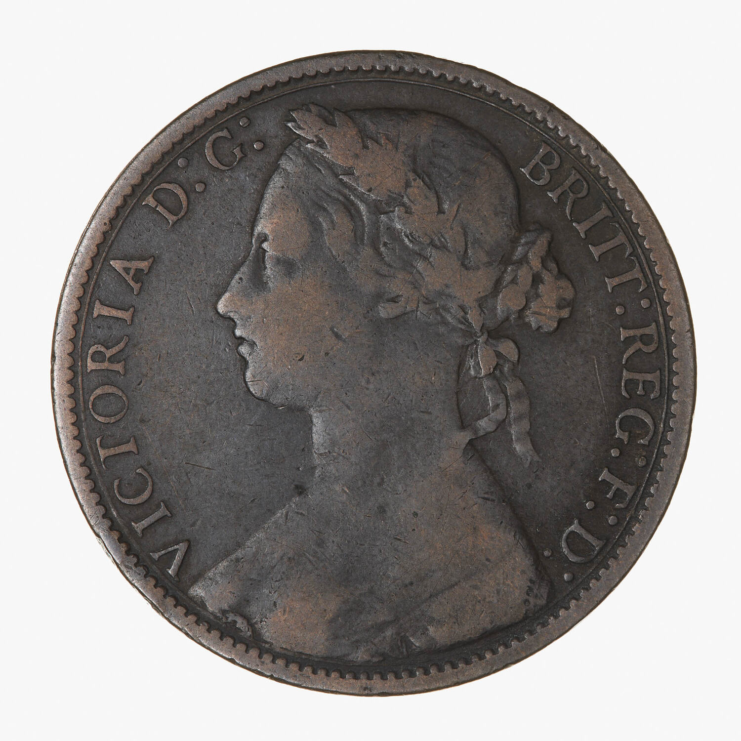 Coin - Penny, Queen Victoria, Great Britain, 1875