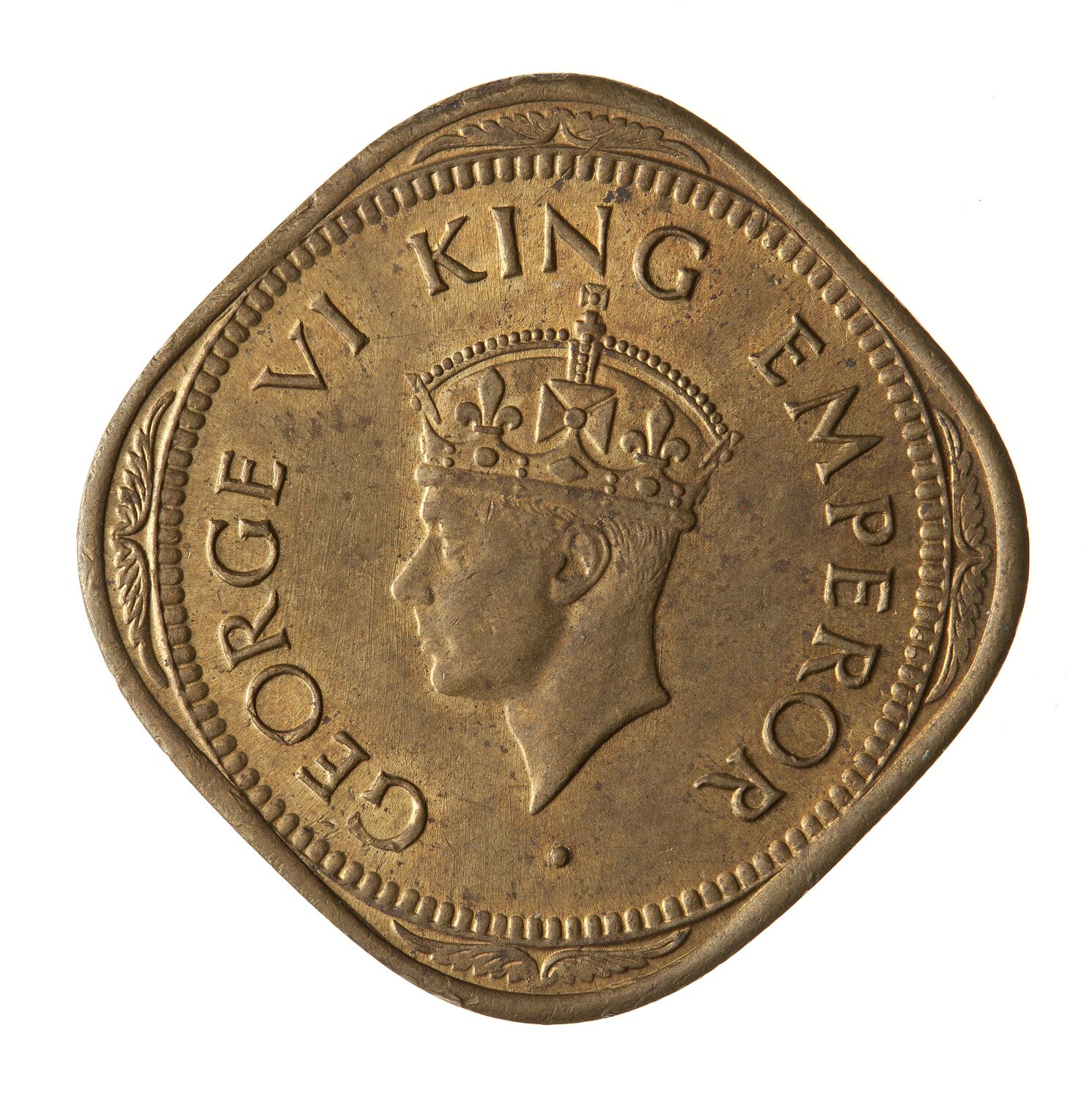 Coin - 2 Annas, India, 1945