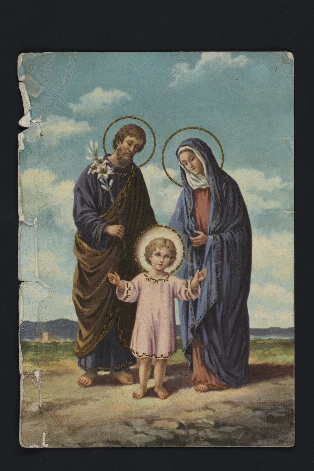 Postcard - Christian Holy Family, Tansa Eid, Melbourne, 1980s
