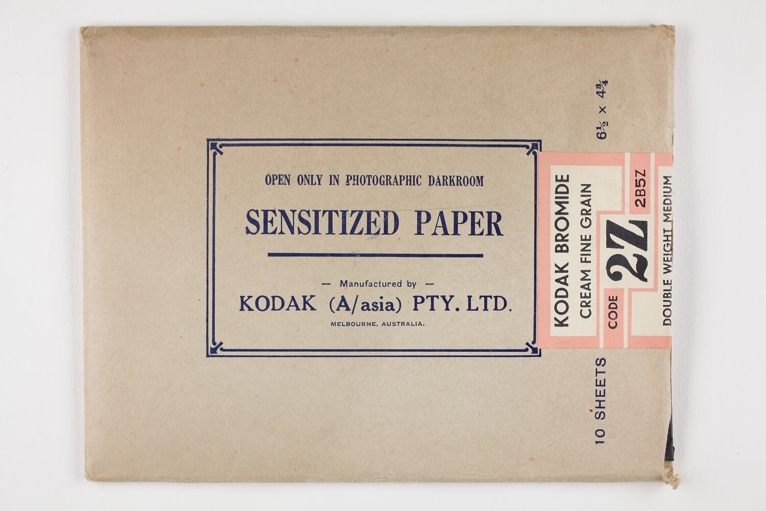 Photographic Paper - Kodak Australasia Pty Ltd, Sensitized Paper ...