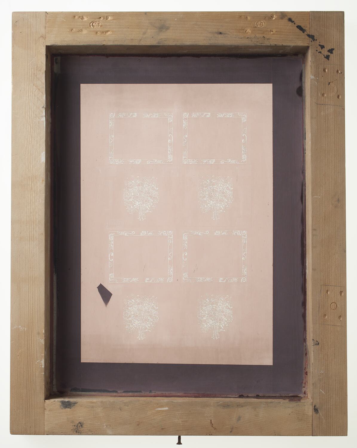 Screen Printing Frame - Four Decorative Images, Lothar Ploss, Melbourne ...
