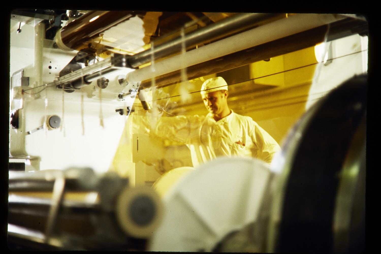 Slide - Kodak Australasia Pty Ltd, Worker Standing with Emulsion ...