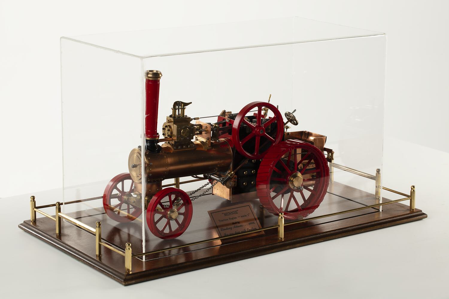 Steam Traction Engine Model - J. Fowler & Co Type, Lindsay Adams, 1986