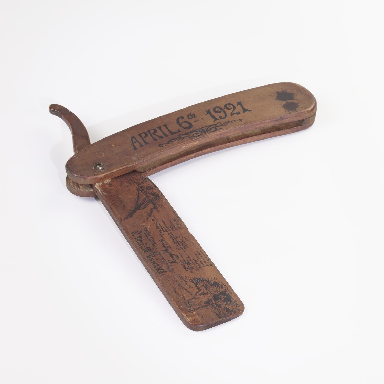 Cut Throat Razor - Crossing the Equator Souvenir, 1921