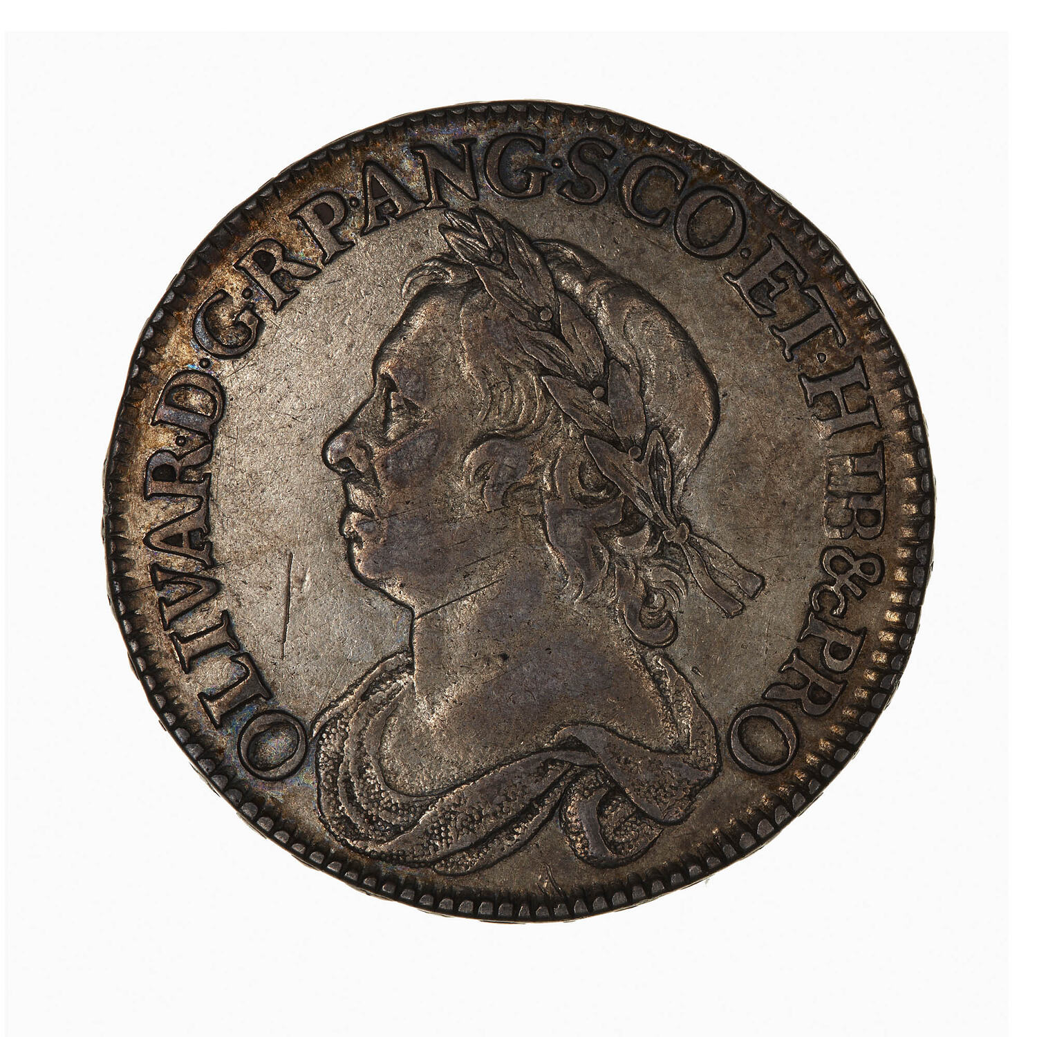 Pattern Coin - Halfcrown, Oliver Cromwell, Great Britain, 1658