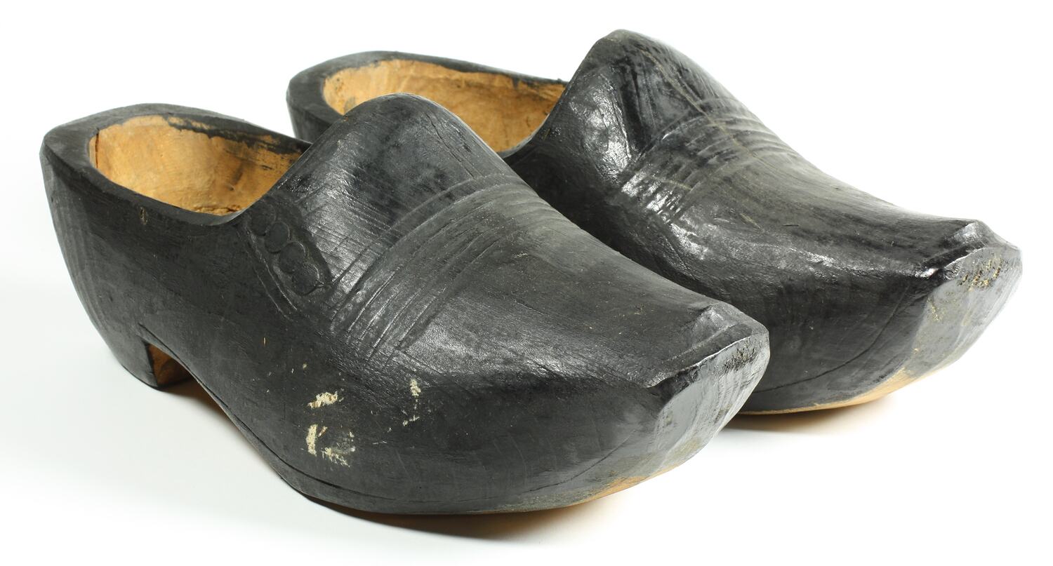 Sabots - Wood, Black, 1882-1884