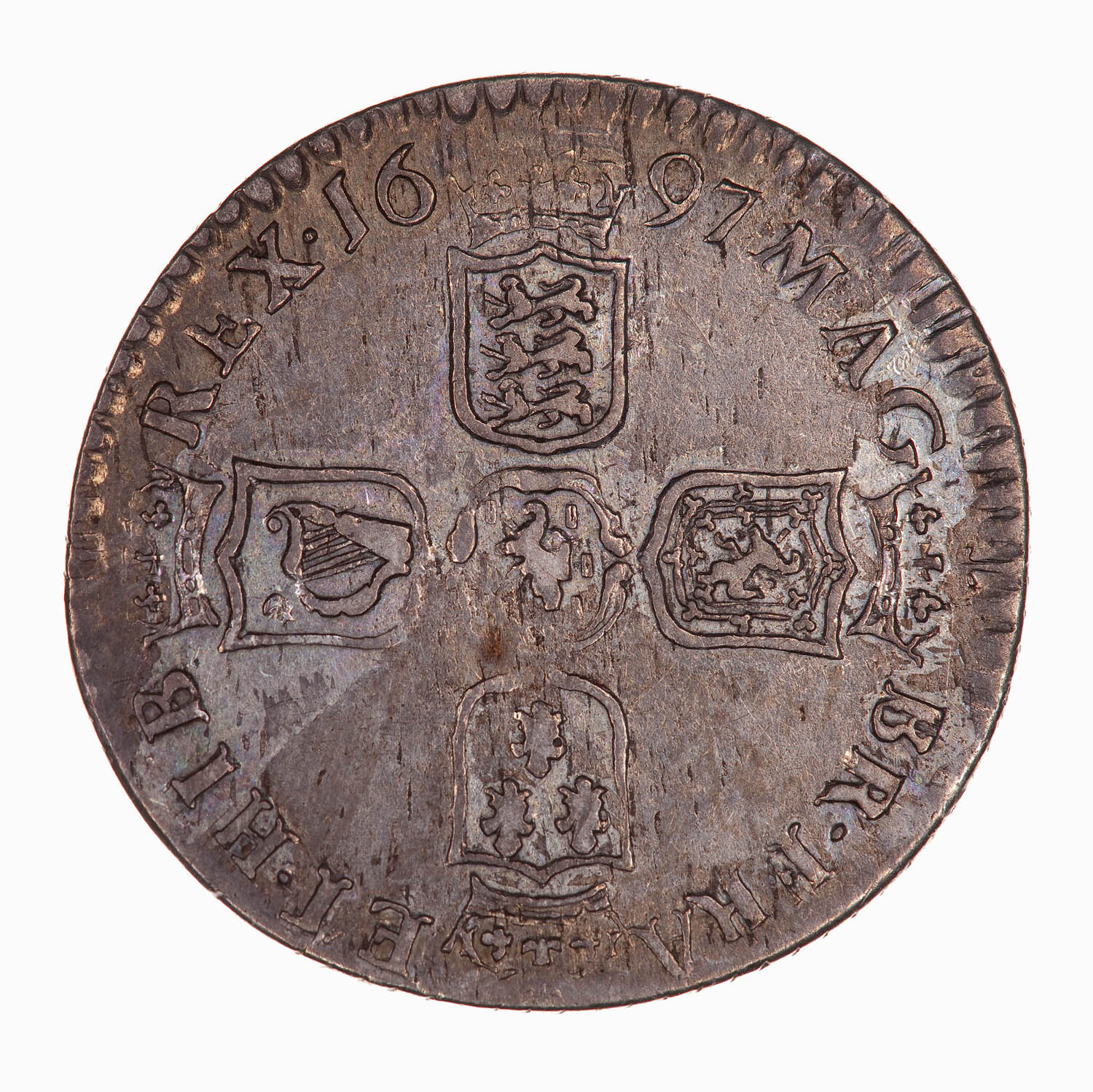 Coin - Sixpence, William III, Great Britain, 1697