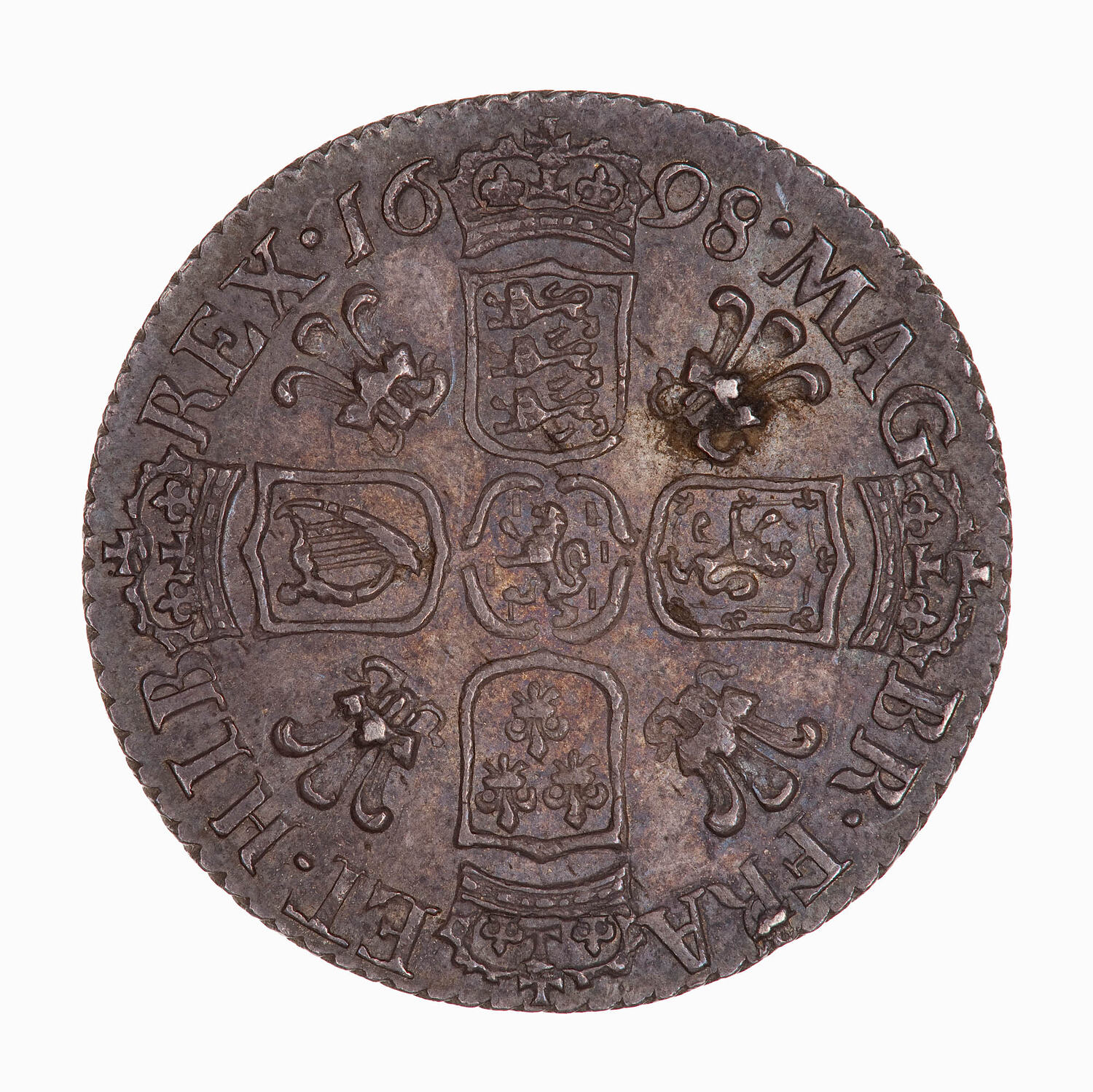 Coin - Sixpence, William III, Great Britain, 1698