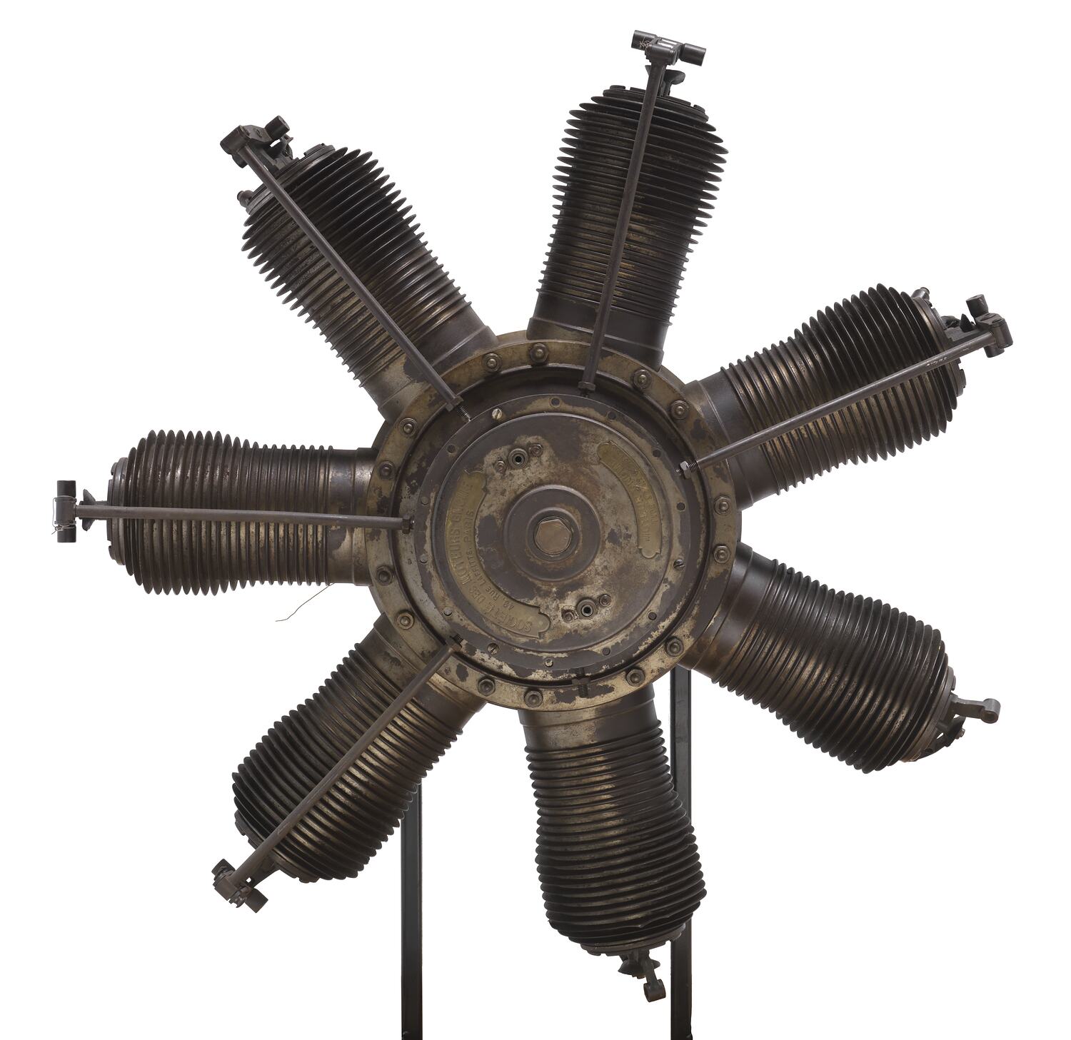 Aero Engine - Societe Des Moteurs Gnome, Omega Rotary, 50 HP, Paris ...