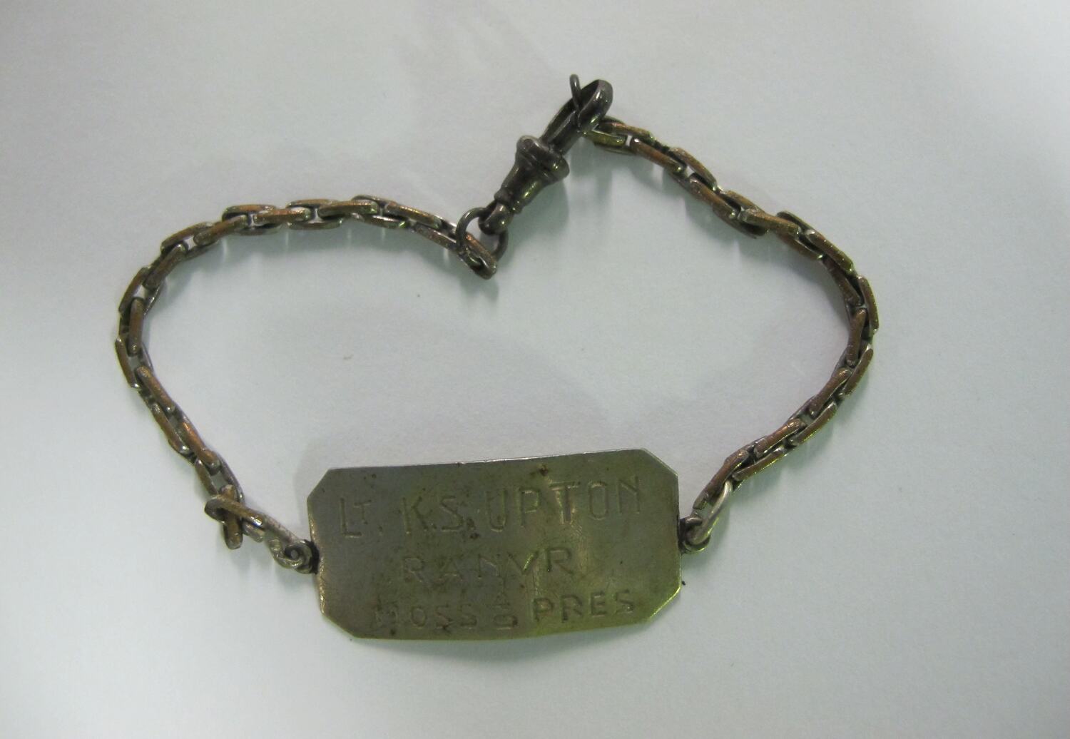 Identity Tag - Lieutenant Keith S. Upton, Navy, Metal, World War II ...