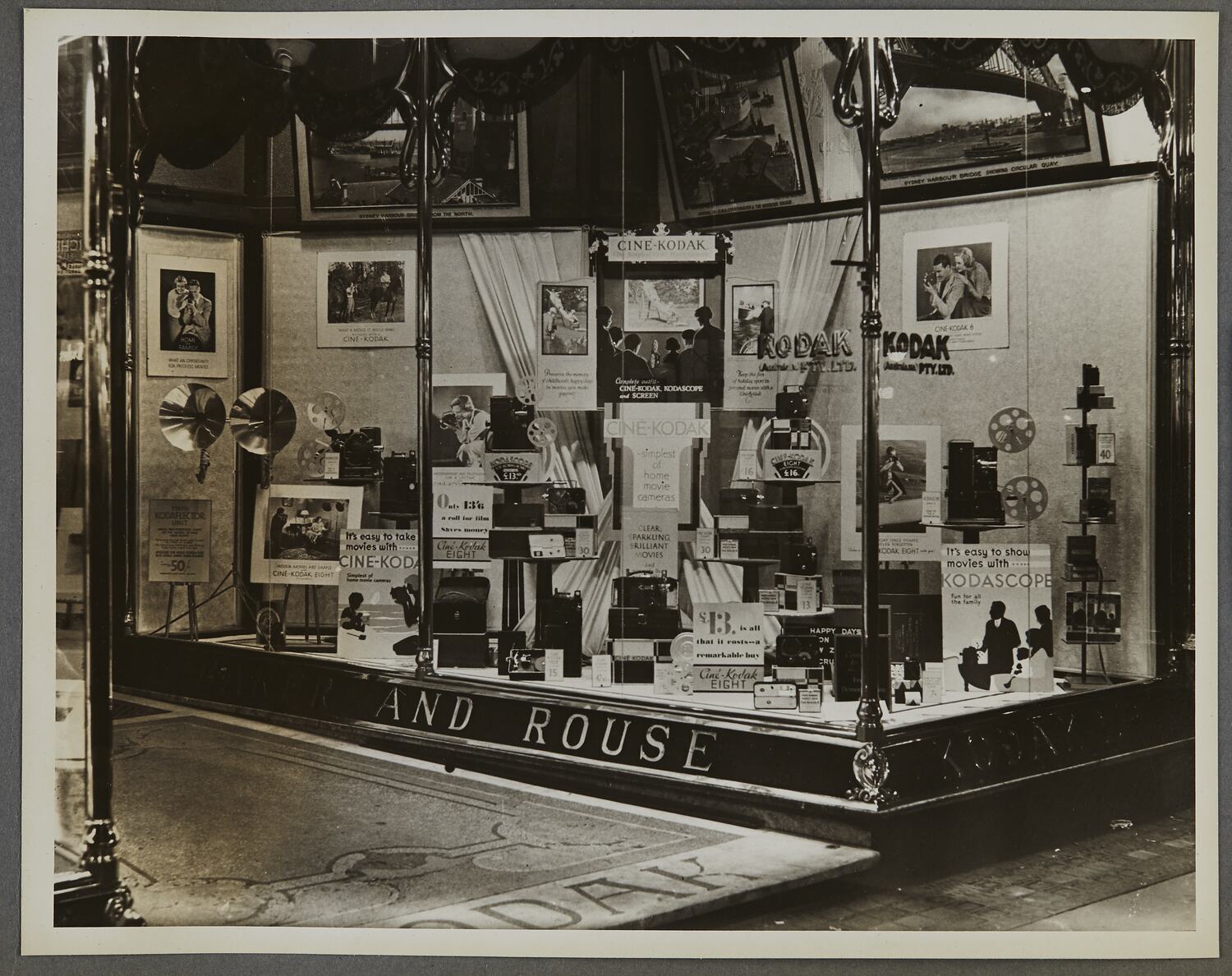 Photograph - Kodak, Shopfront Display, 'Cine-Kodak, Simplest of Home ...