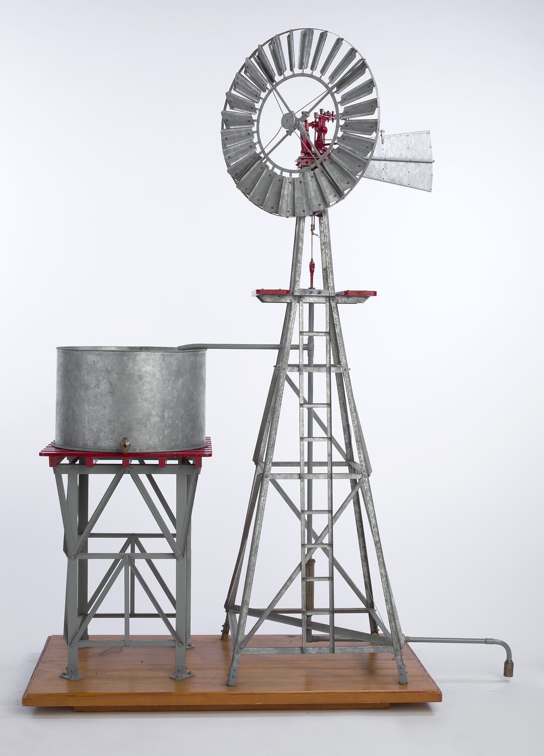 Windmill & Tank Stand Model - J. Prowse, Direct-Acting Crank-Driven ...