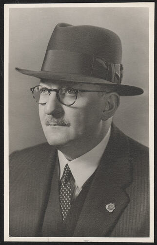 Photograph - Kodak Australasia Pty Ltd, Portrait of Edgar Rouse, circa 1950