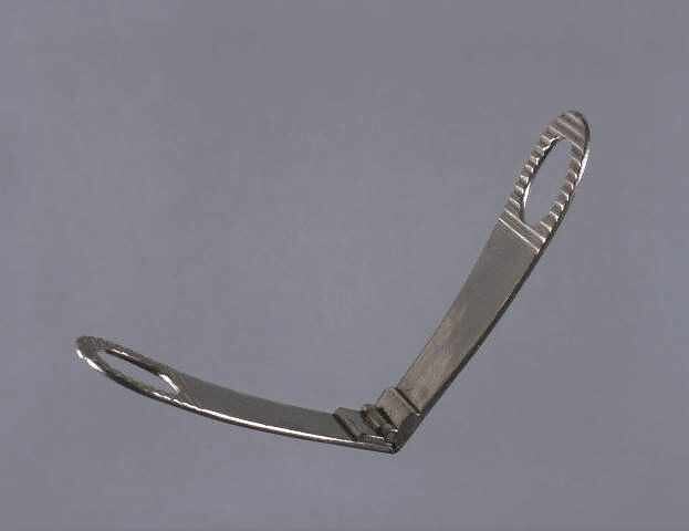 Tongue Depressor - Metal, circa 1950
