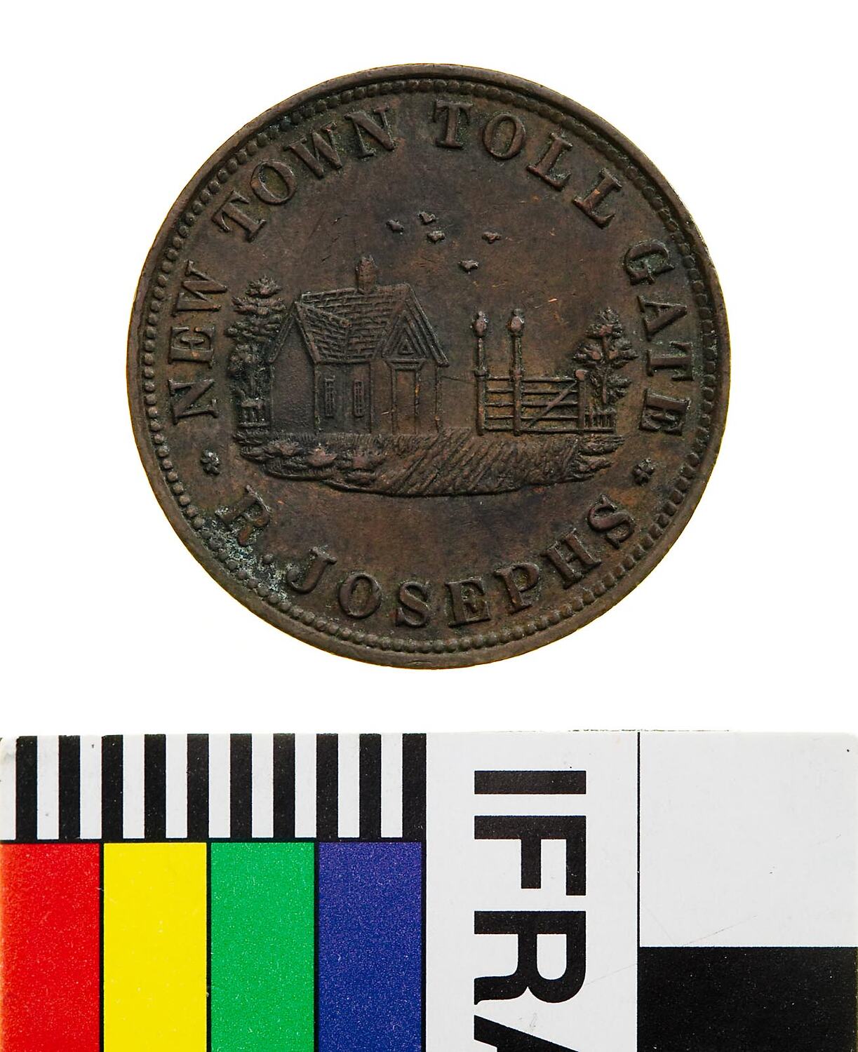 Mule Token - Halfpenny, R. Josephs, New Town Toll Gate, Newtown ...