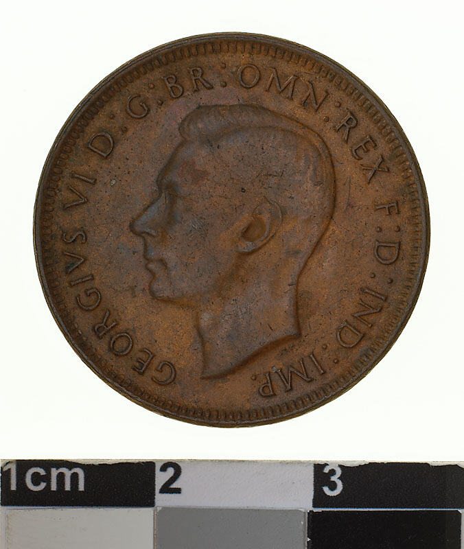 Coin - Halfpenny, Australia, 1944