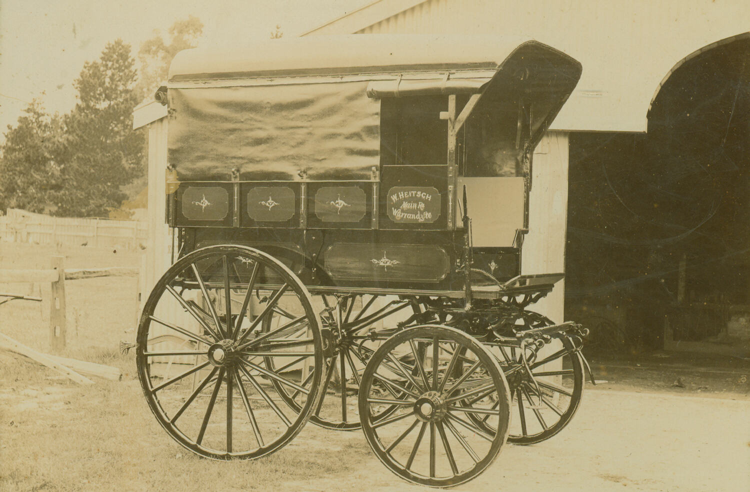 Photograph - Daniel Harvey, Horse Drawn Wagon, circa 1920